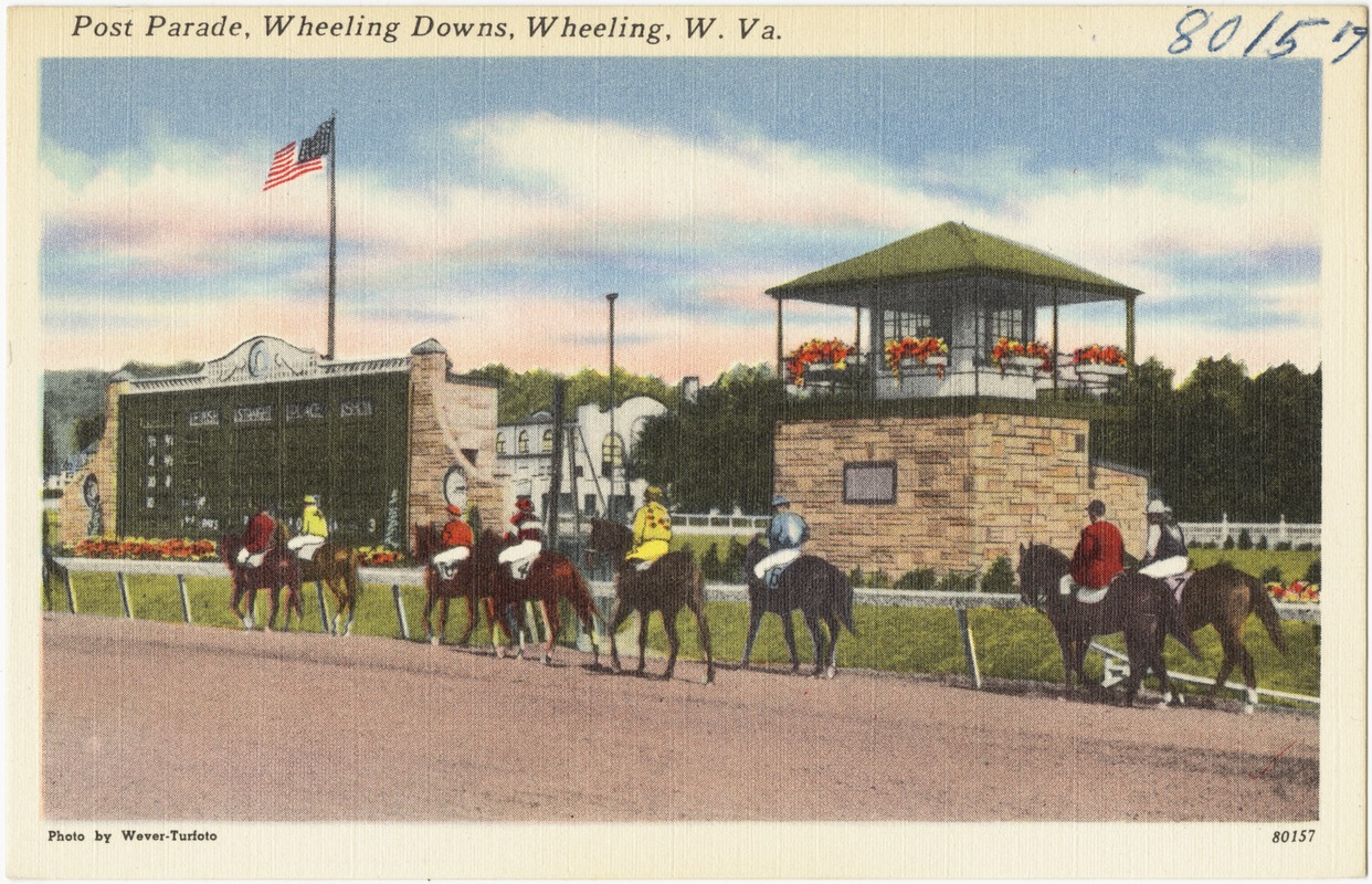 Post parade, Wheeling Downs, Wheeling, W. Va. - Digital Commonwealth