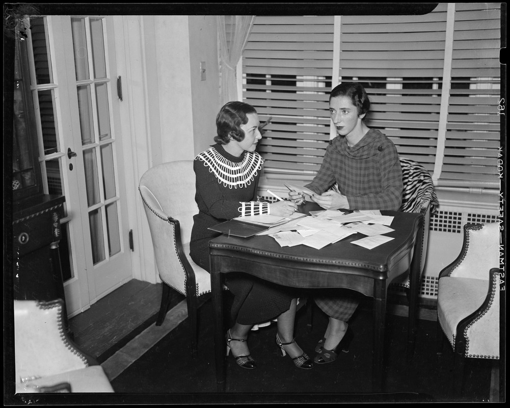 Gov. elect Curley shown with wife Mary and Dorothy Mullin - Digital ...