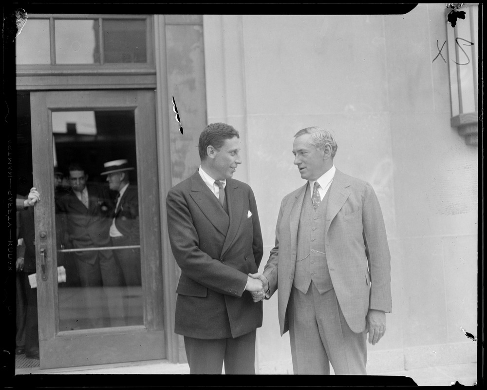 James Michael Curley and Mayor Richard M. Russell at Democratic State ...