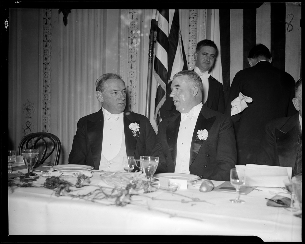 Governor Curley shown with Maj. Joseph F. Timilty - Digital Commonwealth