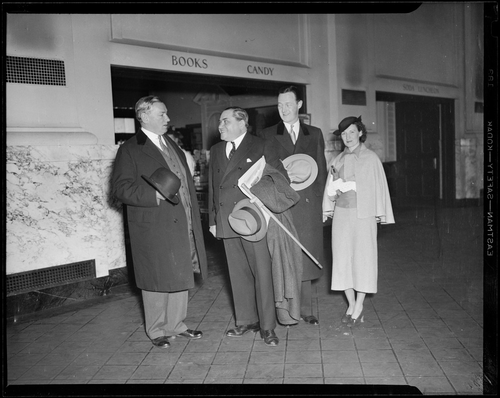 Governor shown with Myles T. McSweeney and Judge Emil Fuchs - Digital ...