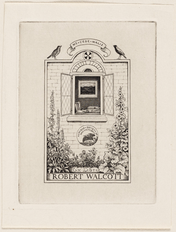 Ex libris Robert Walcott, Audubon Society of Massachusetts - Digital ...