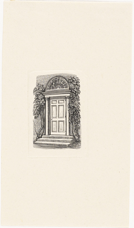 Doorway, Bulfinch Hall - Digital Commonwealth