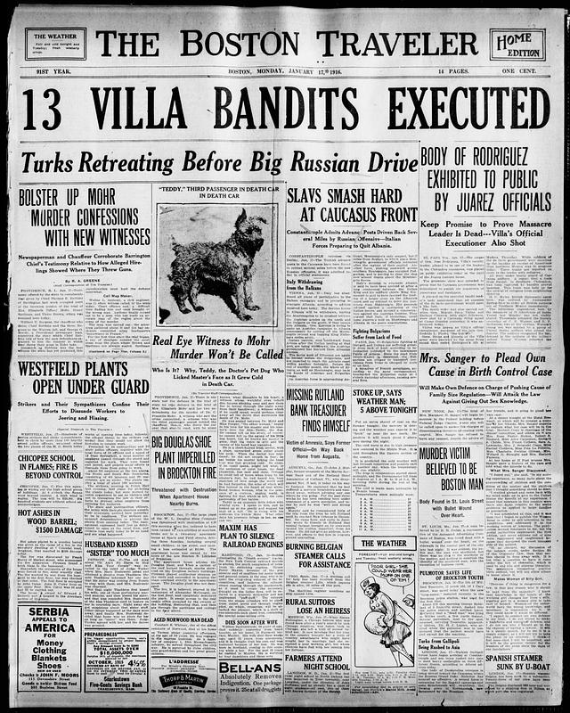 The Boston Traveler. January 17, 1916 - Digital Commonwealth