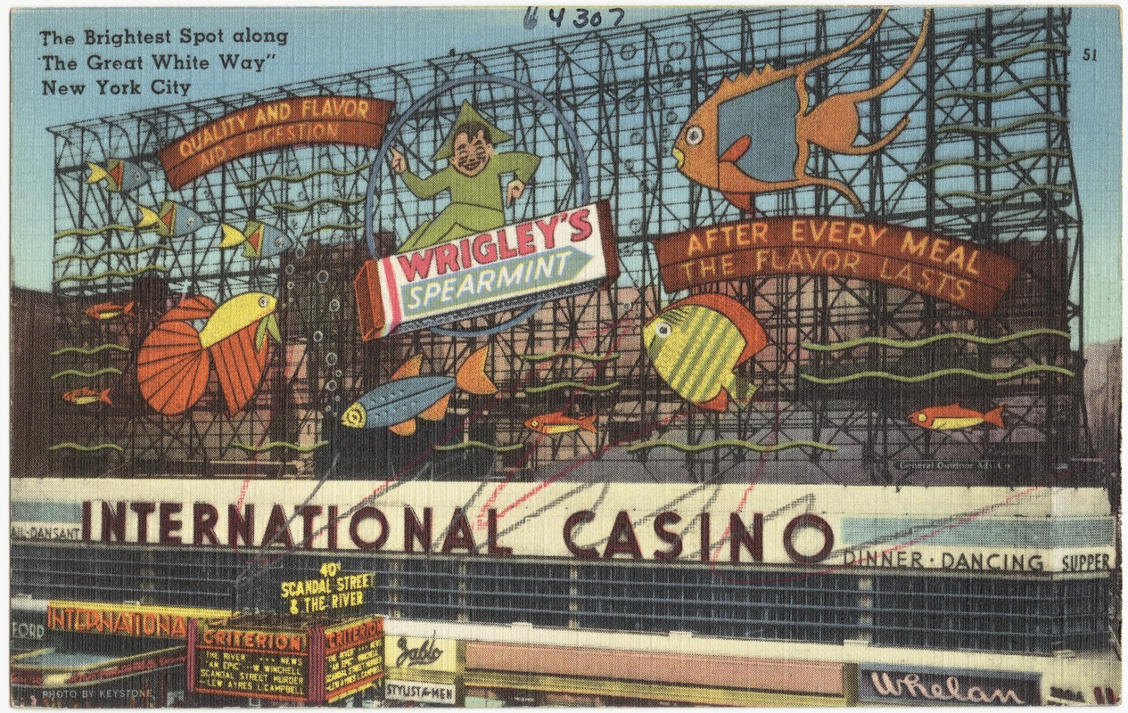 The brightest spot along "The Great White Way," New York City - Digital ...