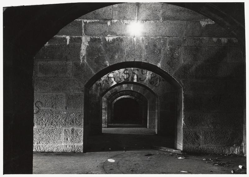 Ft. Independence, Castle Island, South Boston. Photo of interior before ...