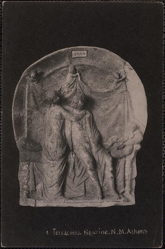 Terracotta figurine. N.M. Athens - 4885 - Digital Commonwealth