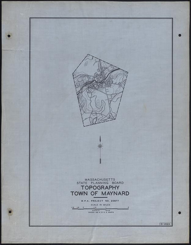Topography Town of Maynard - Digital Commonwealth