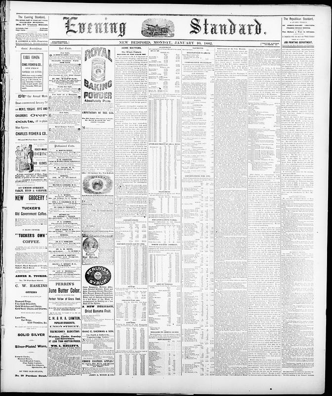 Evening Standard. January 16, 1882 - Digital Commonwealth