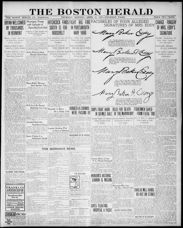 The Boston Herald. April 25, 1907 - Digital Commonwealth