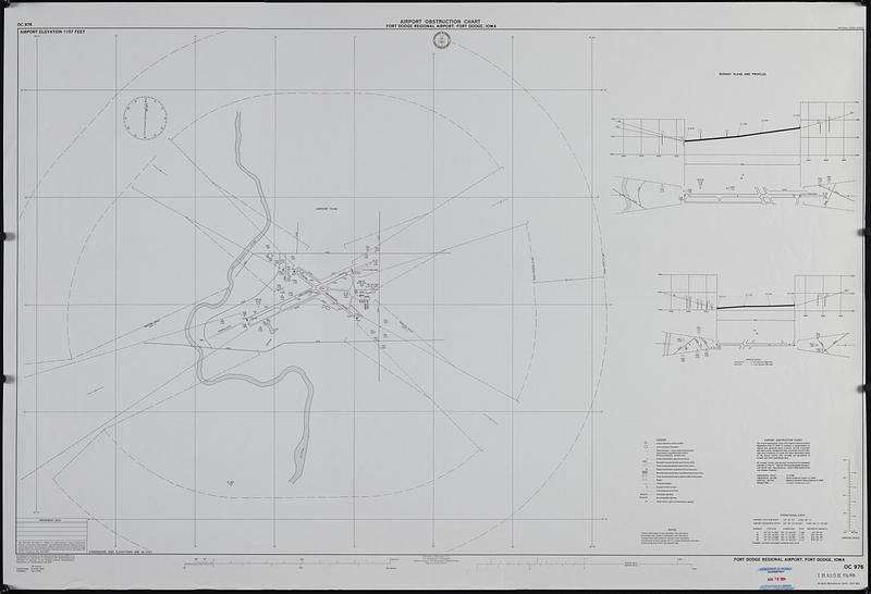 Airport obstruction chart, OC 976, Fort Dodge Regional Airport, Fort ...