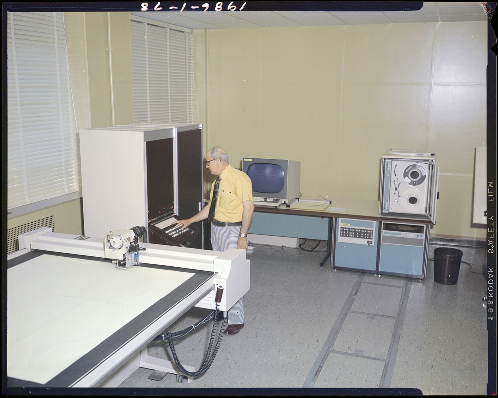 CEMEL- clothing, pattern cutting machine - Digital Commonwealth