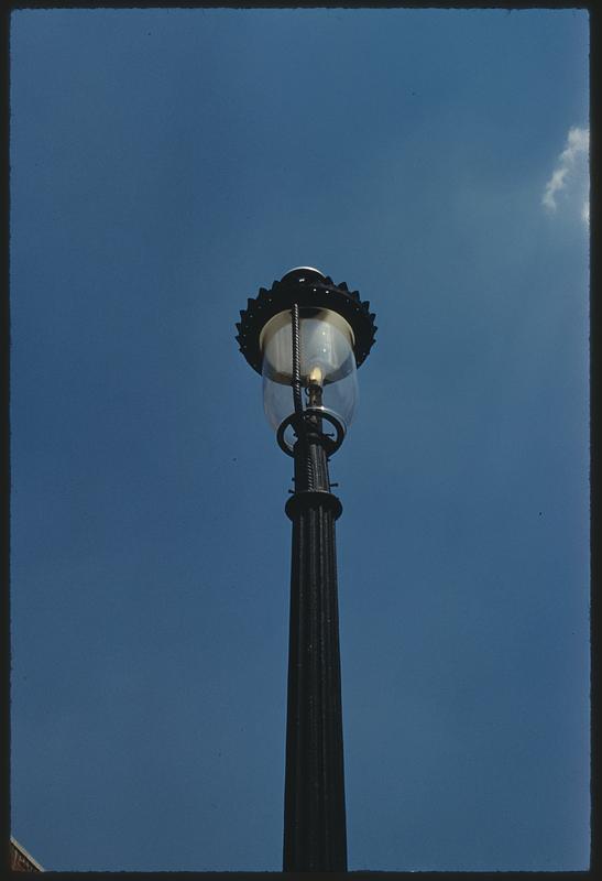 Gas street lamp, Gaslight Square, St. Louis, Missouri - Digital ...