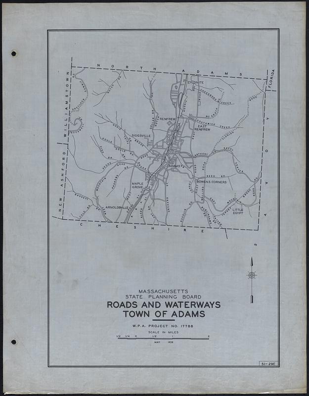 Roads and Waterways Town of Adams - Digital Commonwealth