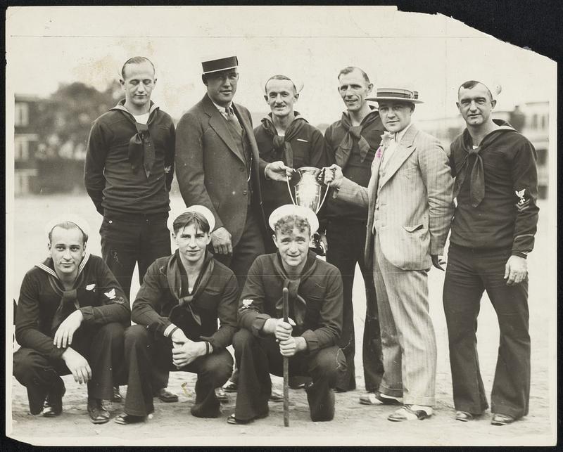 Jack Sharkey. Members of the crew of U.S.A. Southern & Marblehead in ...