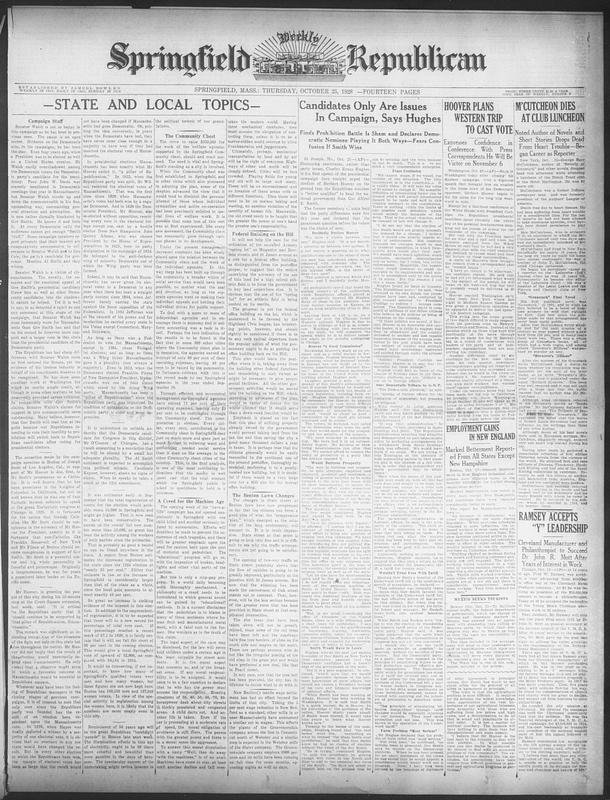 Springfield Weekly Republican - Digital Commonwealth