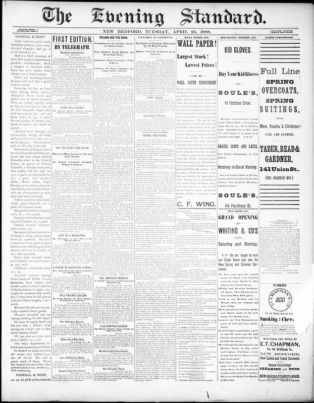 Evening Standard. April 24, 1888 - Digital Commonwealth