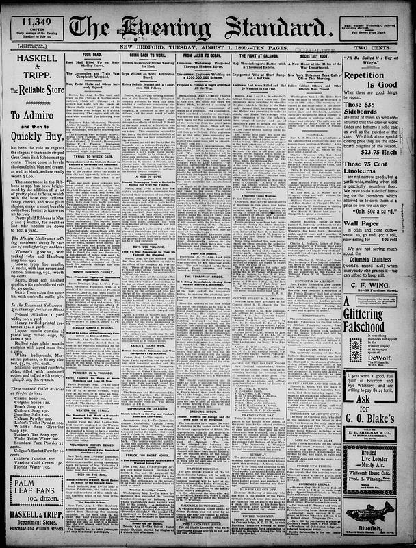 Evening Standard. August 01, 1899 - Digital Commonwealth