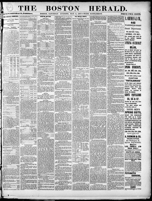 The Boston Herald. May 05, 1877 - Digital Commonwealth