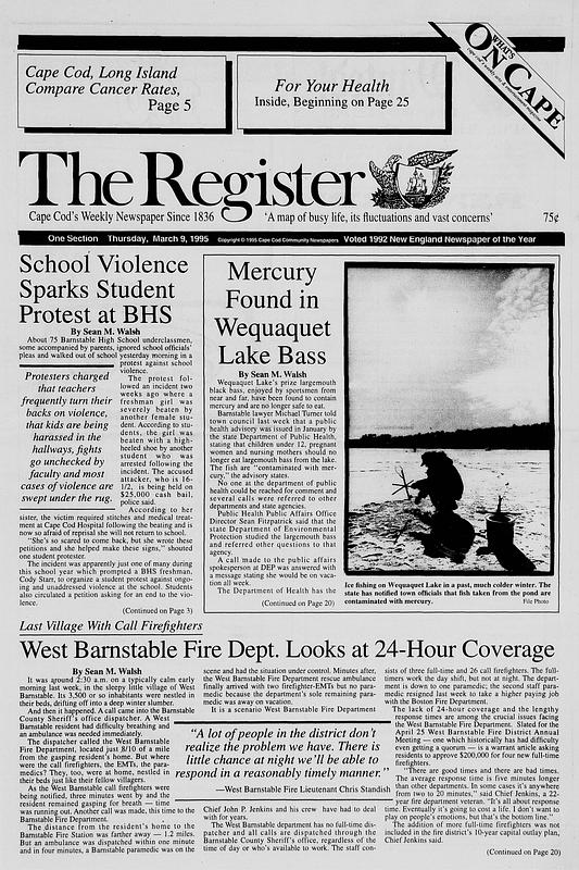 The Register. March 09, 1995 - Digital Commonwealth