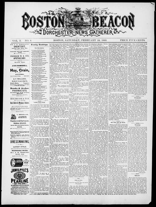 The Boston Beacon and Dorchester News Gatherer, February 24, 1883 ...