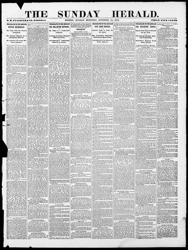 The Boston Herald. October 13, 1878 - Digital Commonwealth