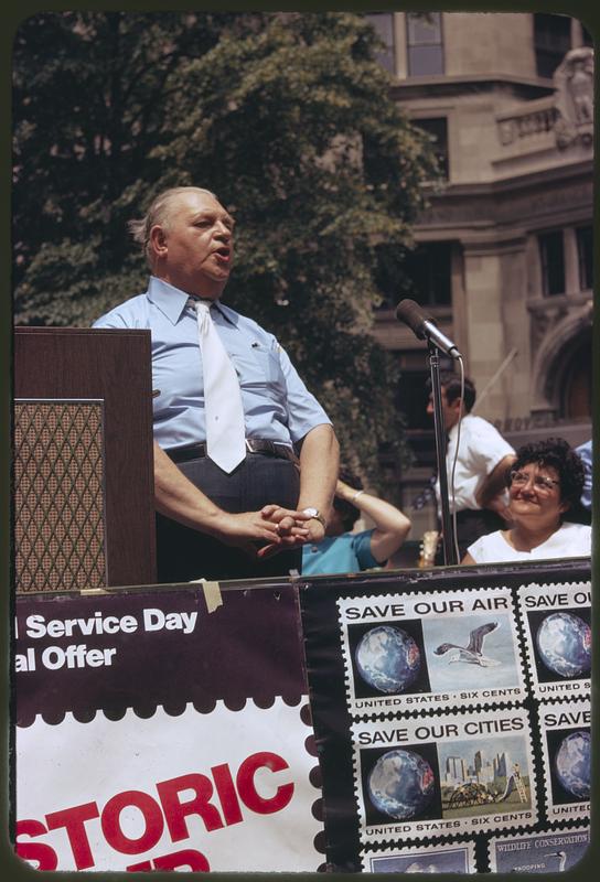 Postal Service Day event, Post Office Square, Boston - Digital Commonwealth
