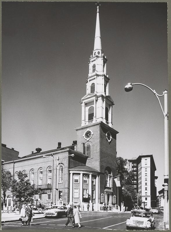 Boston, Park Street Church, exterior, 1808-1810, Peter Banner - Digital ...