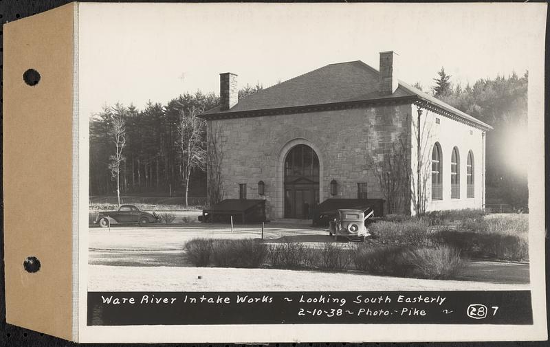 Contract No. 28, Ware River Intake Building, Grading the Grounds, Barre ...
