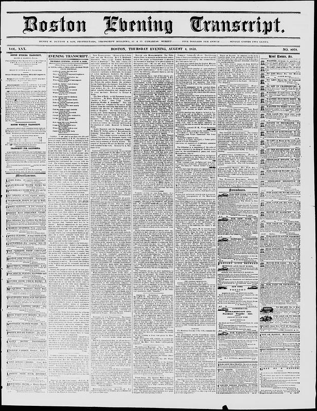 Boston Evening Transcript - Digital Commonwealth
