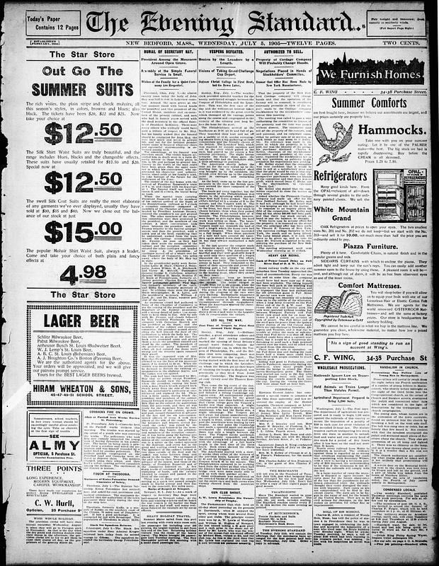 Evening Standard. July 05, 1905 - Digital Commonwealth