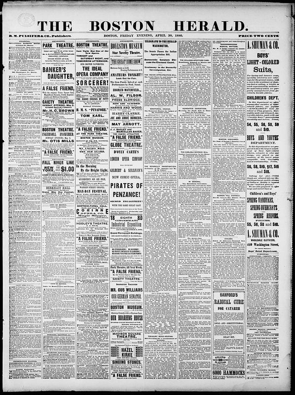The Boston Herald. April 30, 1880 - Digital Commonwealth