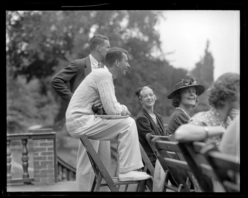 John Van Ryn as a spectator - Digital Commonwealth