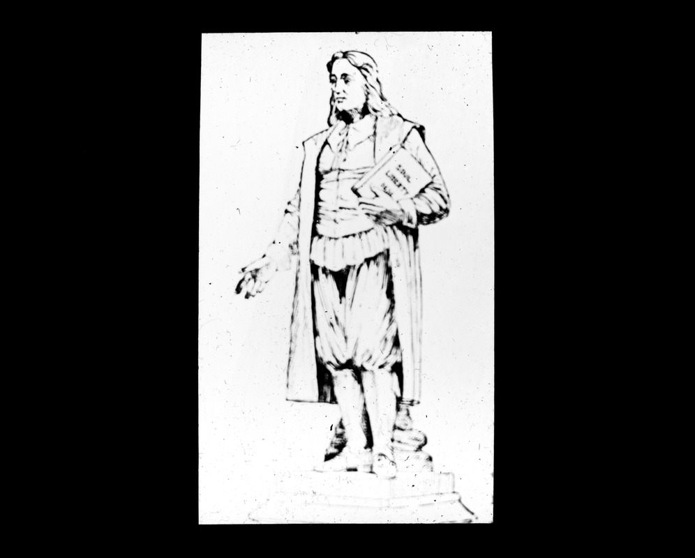 Statue of Roger Williams - Digital Commonwealth