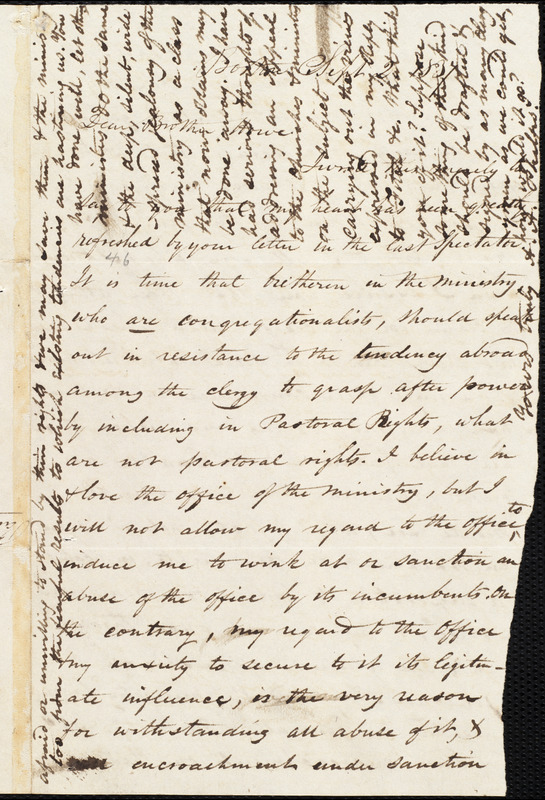 Letter from Amos Augustus Phelps, Boston, to Elbridge Gerry Howe, Sept 2. 1837 - Digital ...