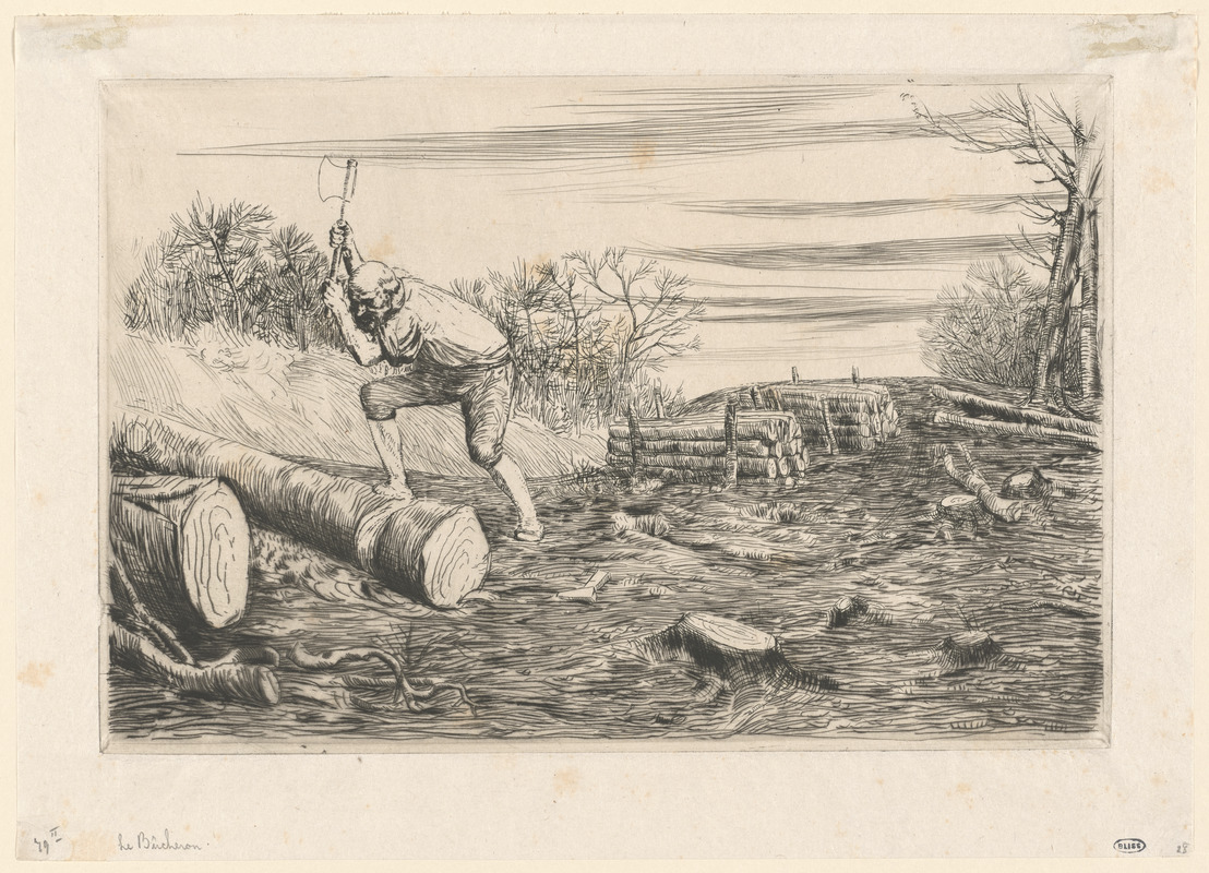 Le bûcheron - Digital Commonwealth