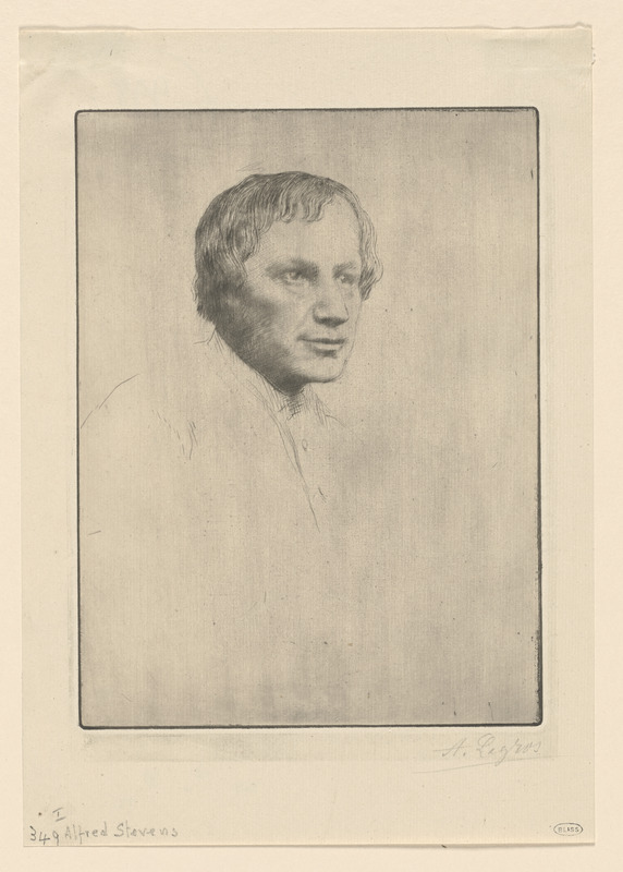 Portrait d'Alfred Stevens - Digital Commonwealth