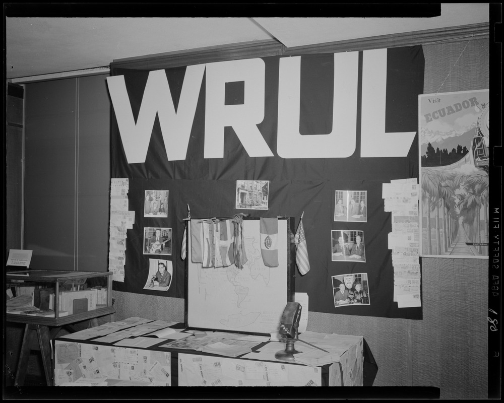 WRUL display at BU - Digital Commonwealth