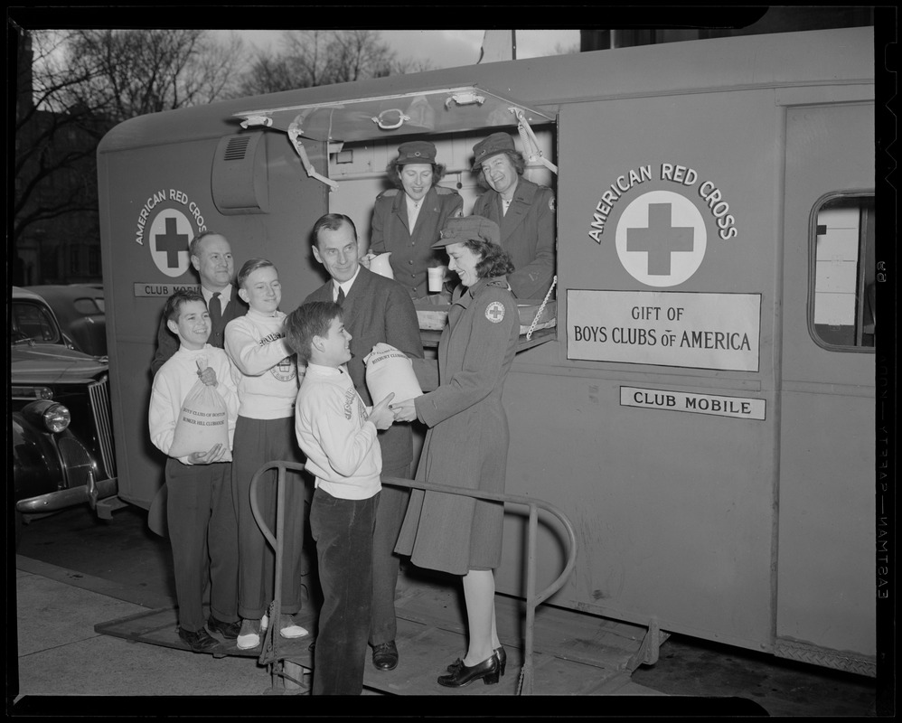 Boy's Club, gift of canteen to Red Cross - Digital Commonwealth