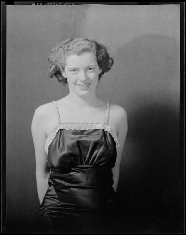 Portrait of a seated woman. Possibly Betty Welsh - Digital Commonwealth