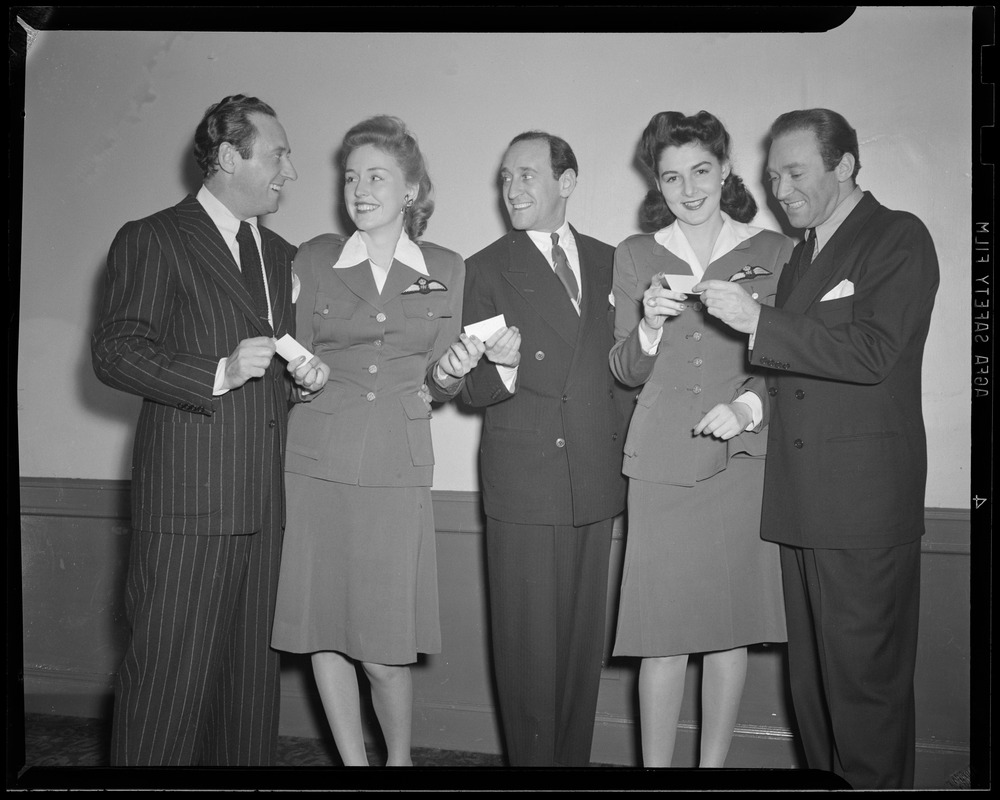 Ritz Brothers and models - Digital Commonwealth