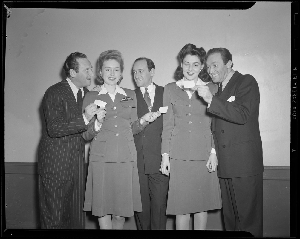 Ritz Brothers and models - Digital Commonwealth