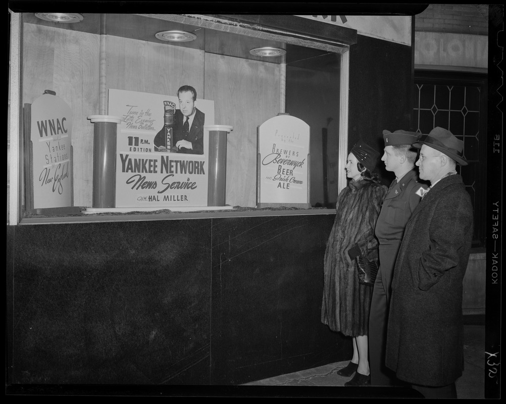 Yankee Network window display - Digital Commonwealth