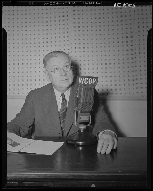 Portrait of Mr. Ickes - Digital Commonwealth