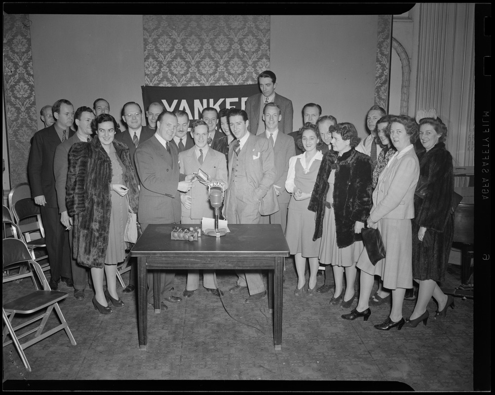 Group of Yankee Network employees - Digital Commonwealth