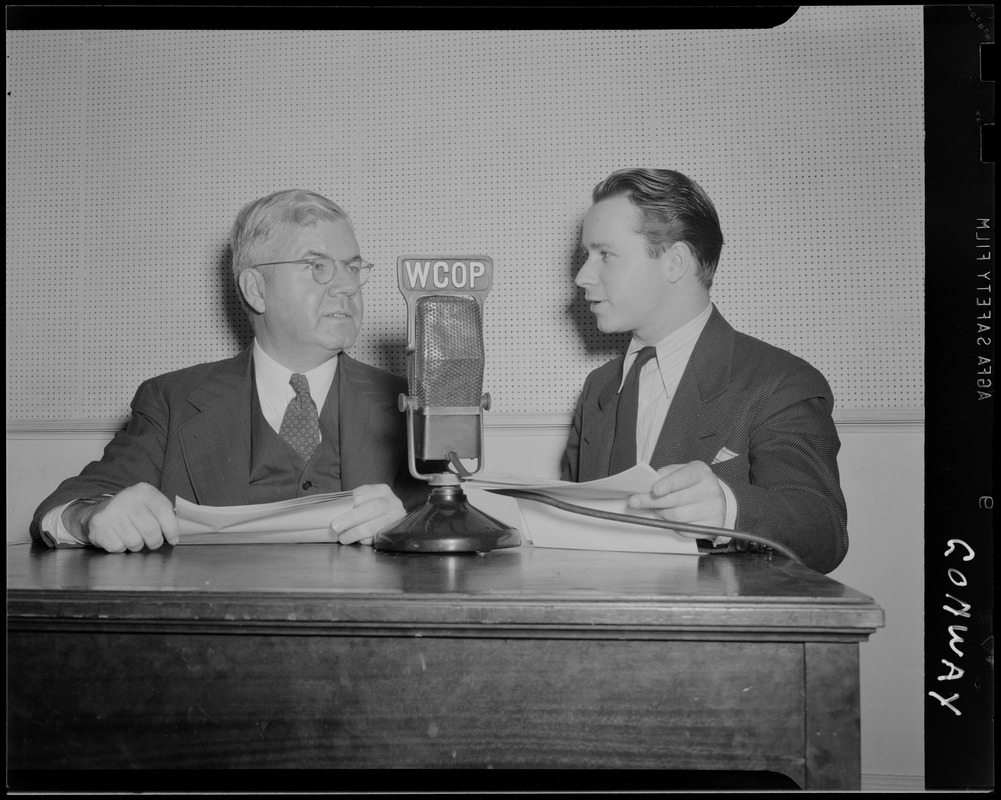 Mr. Conway at the microphone - Digital Commonwealth