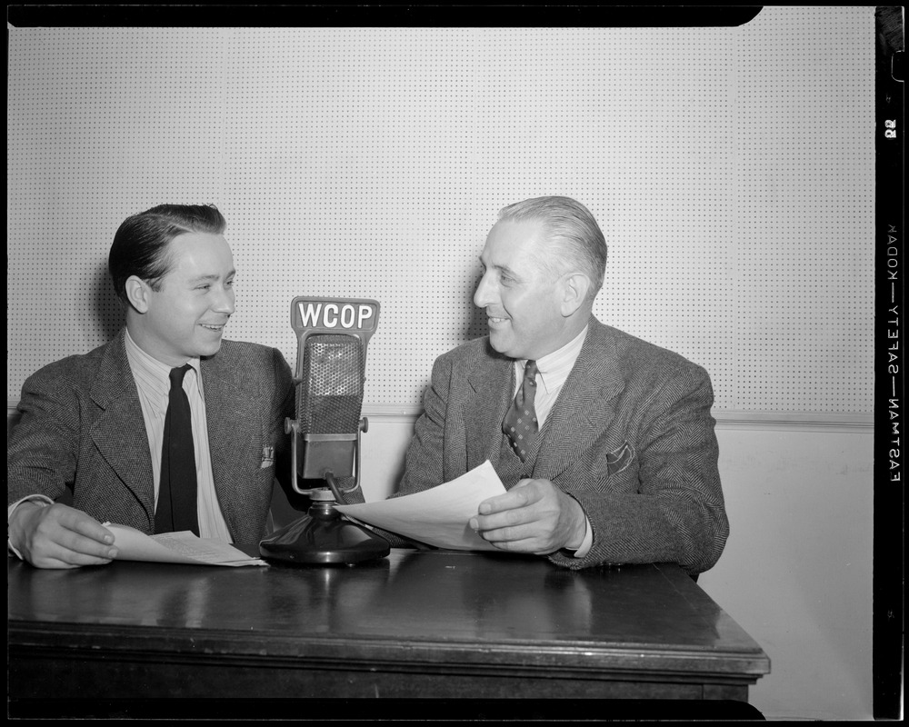 Mr. Watson at the microphone - Digital Commonwealth