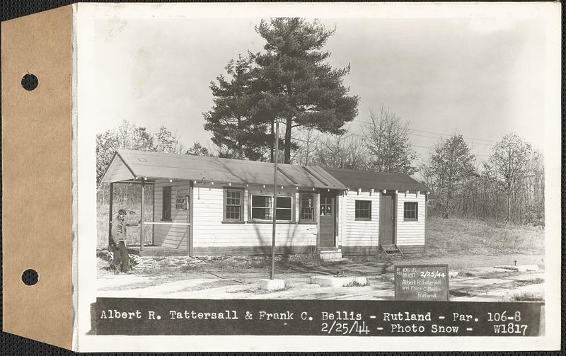 Albert R. Tattersall and Frank C. Bellis, filling station, Rutland ...