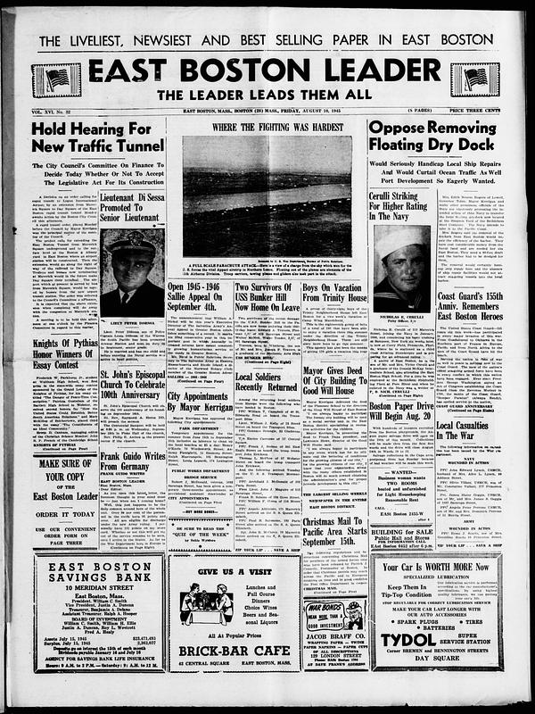East Boston Leader, August 10, 1945 - Digital Commonwealth