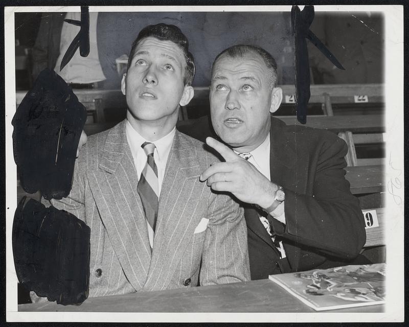Paying Strict Attention is Jack Sharkey, Jr., at the recent Louis-Conn ...